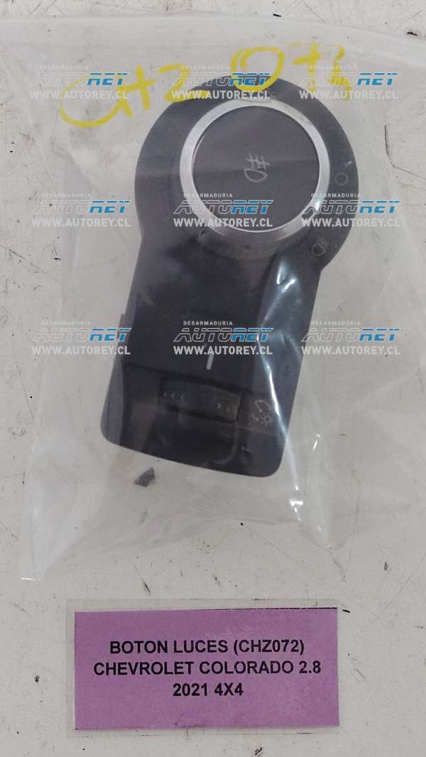 Botón Luces (CHZ072) Chevrolet Colorado 2.8 2021 4×4 – Desarmaduria Autorey