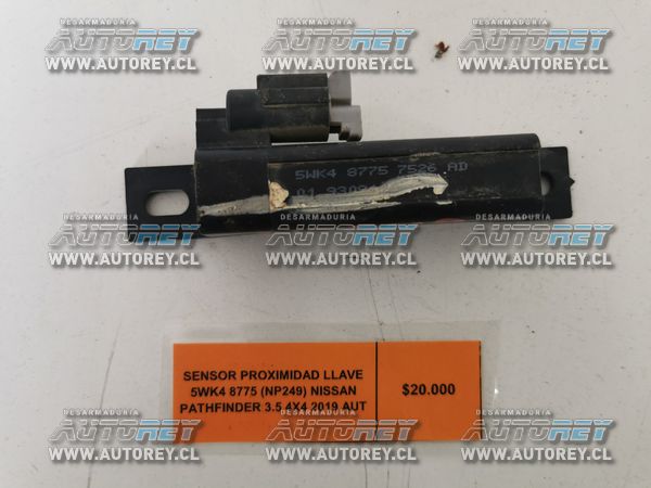 Sensor Proximidad Llave 5WK4 8775 (NP249) Nissan Pathfinder 3.5 4×4 ... Sensor Proximidad Llave 5WK4 8775 (NP249) Nissan Pathfinder 3.5 4×4 ...