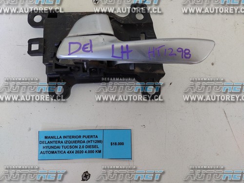 Manilla Interior Puerta Delantera Izquierda (HT1298) Hyundai Tucson 2.0 Diesel Automática 4×4 ...
