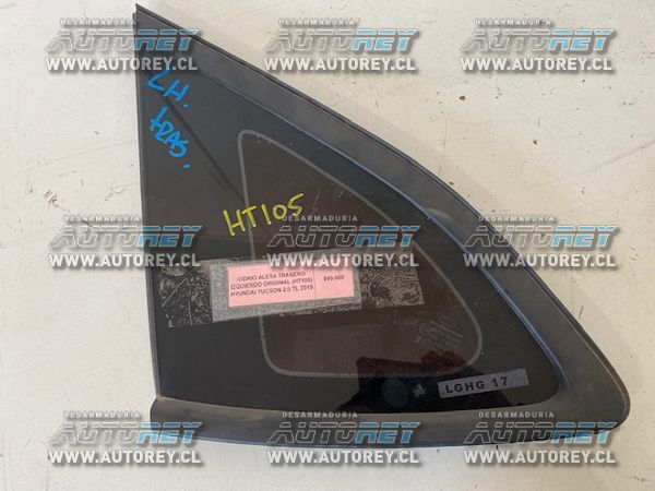 Vidrio aleta tapabarro trasero izquierdo original (HT105) Hyundai Tucson 2.0 TL 2019 $60.000 mas ...