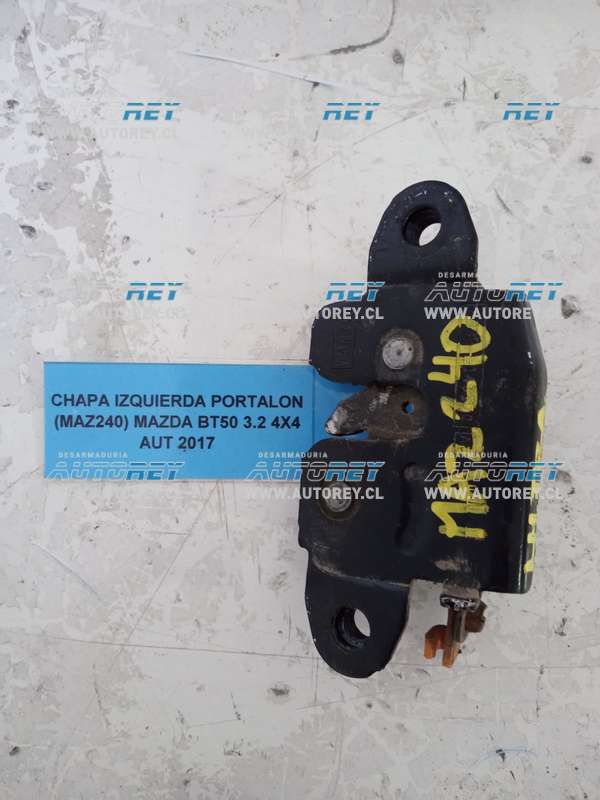 Chapa Izquierda Portalon (MAZ240) Mazda BT50 3.2 4×4 AUT 2017 – Desarmaduria Autorey