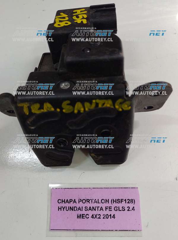 Chapa Portalón (HSF128) Hyundai Santa fe GLS 2.4 MEC 4×2 2014 – Desarmaduria Autorey