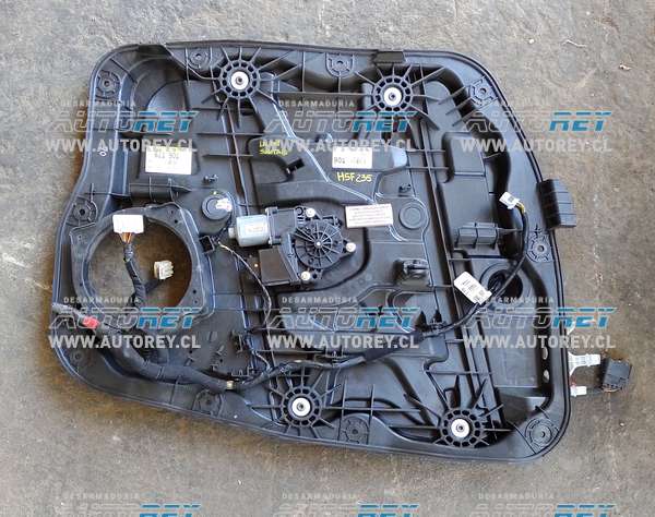 Cremallera Alza Vidrio Eléctrica Puerta Delantera Izquierda (HSF235) Hyundai Santa fe GLS 2.4 ...