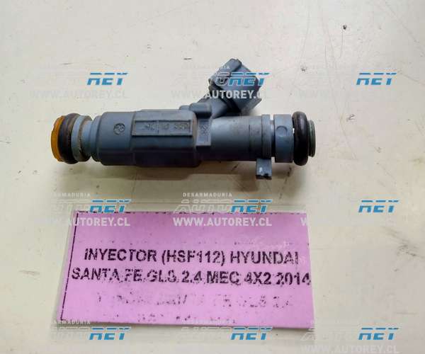 Inyector (HSF112) Hyundai Santa Fe GLS 2.4 MEC 4×2 2014 – Desarmaduria Autorey
