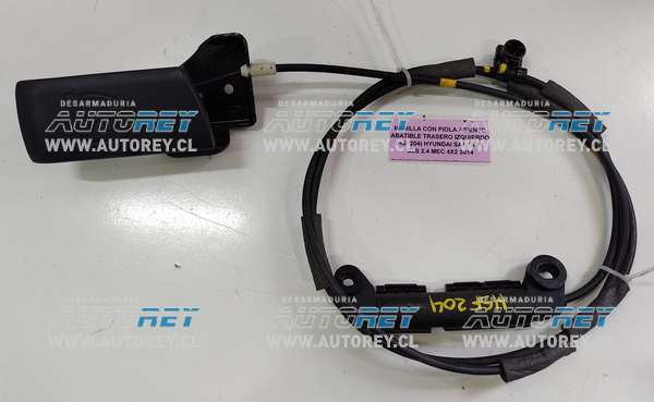 Manilla Con Piola Asiento Abatible Trasero Izquierdo (HSF204) Hyundai Santa fe GLS 2.4 MEC 4×2 ...