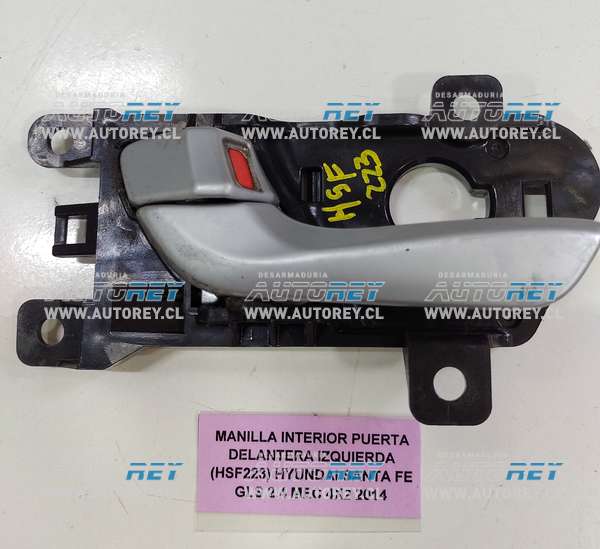 Manilla Interior Puerta Delantera Izquierda (HSF223) Hyundai Santa fe GLS 2.4 MEC 4×2 2014 ...