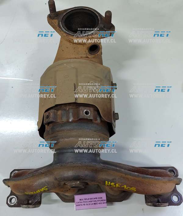Multiple Escape Con Catalítico (HSF105) Hyundai Santa fe GLS 2.4 MEC 4×2 2014 – Desarmaduria Autorey