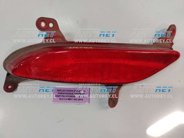 Reflectante Izquierdo Parachoque Trasero (HSF176) Hyundai Santa fe GLS 2.4 MEC 4×2 2014 ...