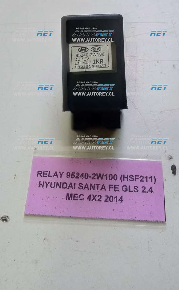 Relay 95240-2W100 (HSF211) Hyundai Santa Fe GLS 2.4 MEC 4×2 2014 – Desarmaduria Autorey