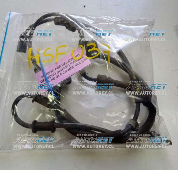 Sensor ABS Delantero Derecho (HSF037) Hyundai Santa Fe GLS 2.4 MEC 4×2 2014 – Desarmaduria Autorey