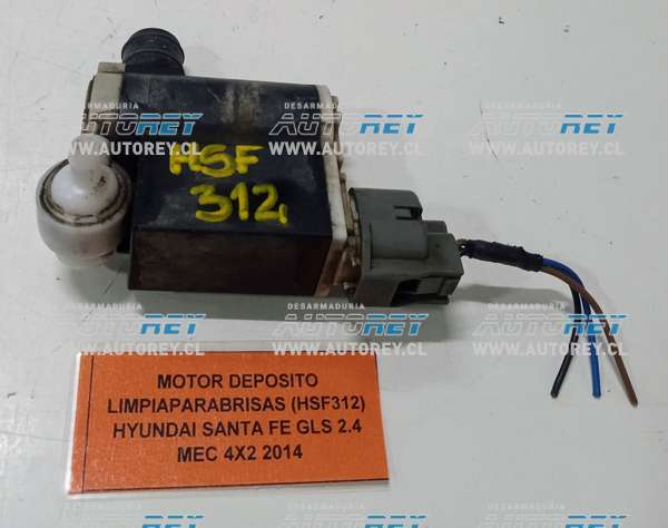 Motor Deposito Limpia Parabrisas (HSF312) Hyundai Santa Fe GLS 2.4 MEC 4×2 2014 – Desarmaduria ...