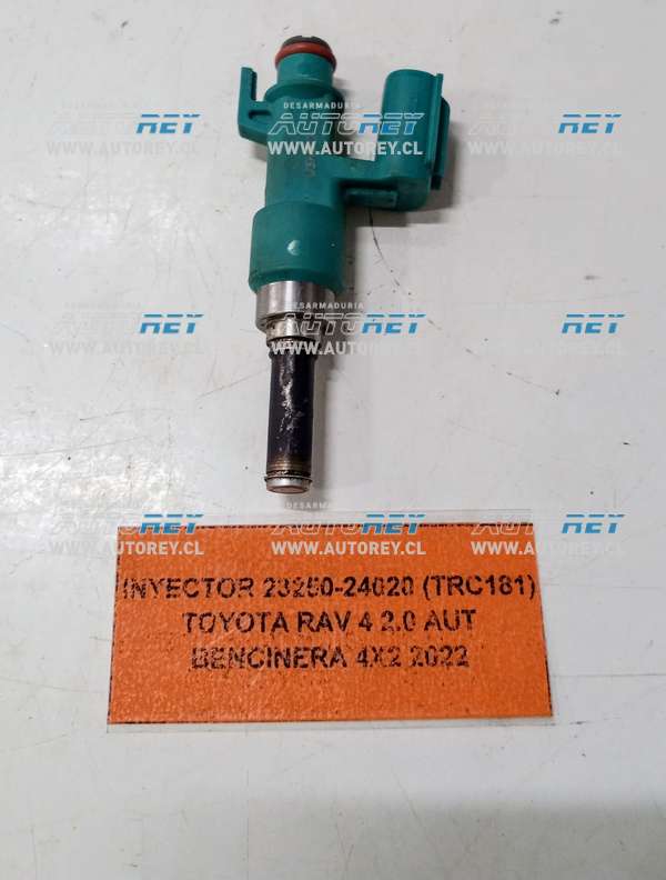 Inyector 23250-24020 (TRC181) Toyota Rav 4 2.0 AUT Bencinera 4×2 2022 – Desarmaduria Autorey