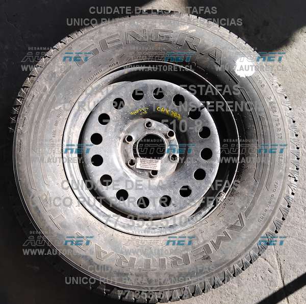 Llanta Repuesto con Neumático 265 70 R17 (CHK287) Chevrolet Silverado ...